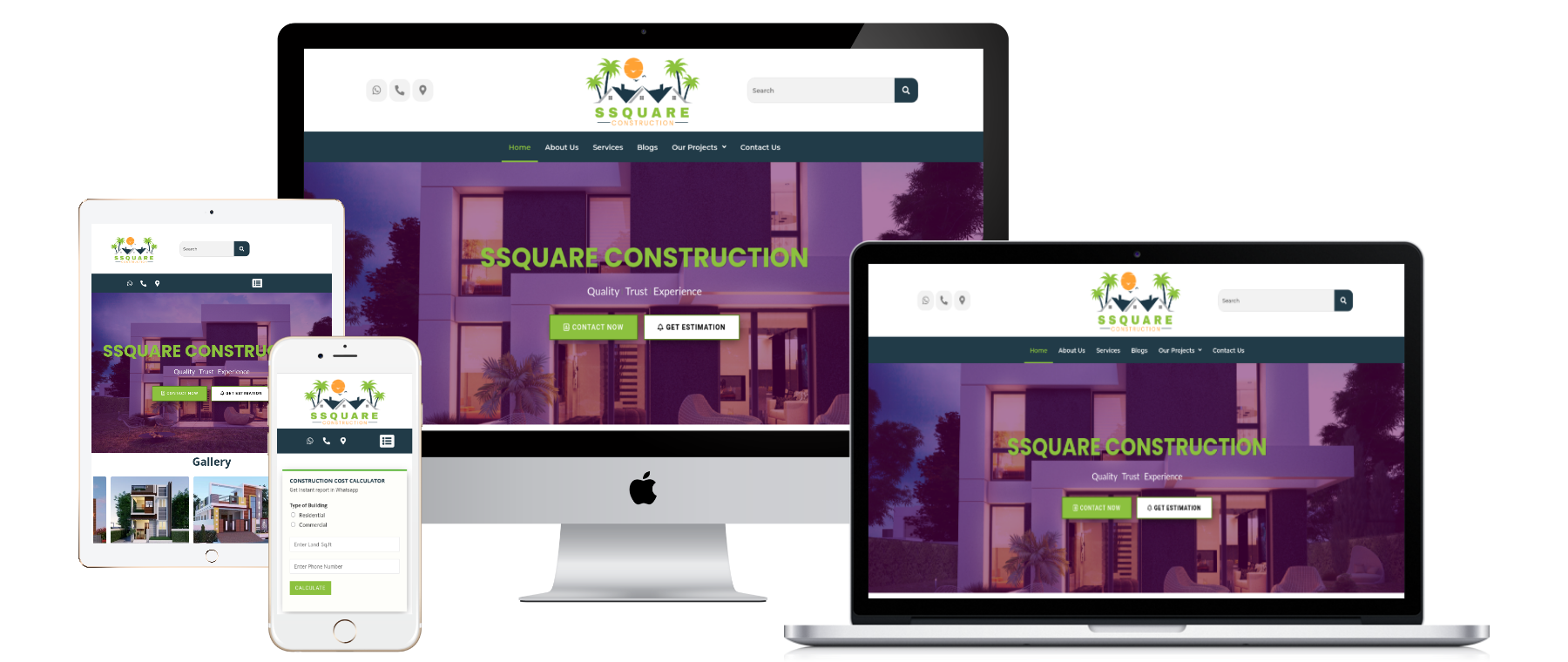 SSquare Construction - Salesqueen Software Solution